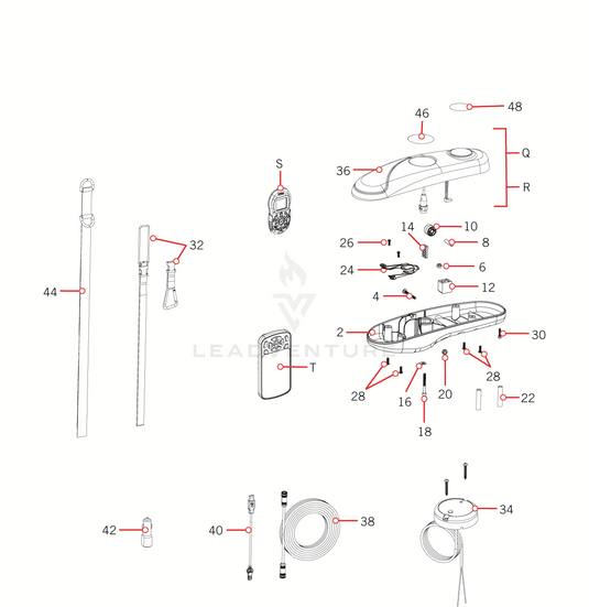 MK Riptide Ulterra Parts – Trolling Motors Unlimited